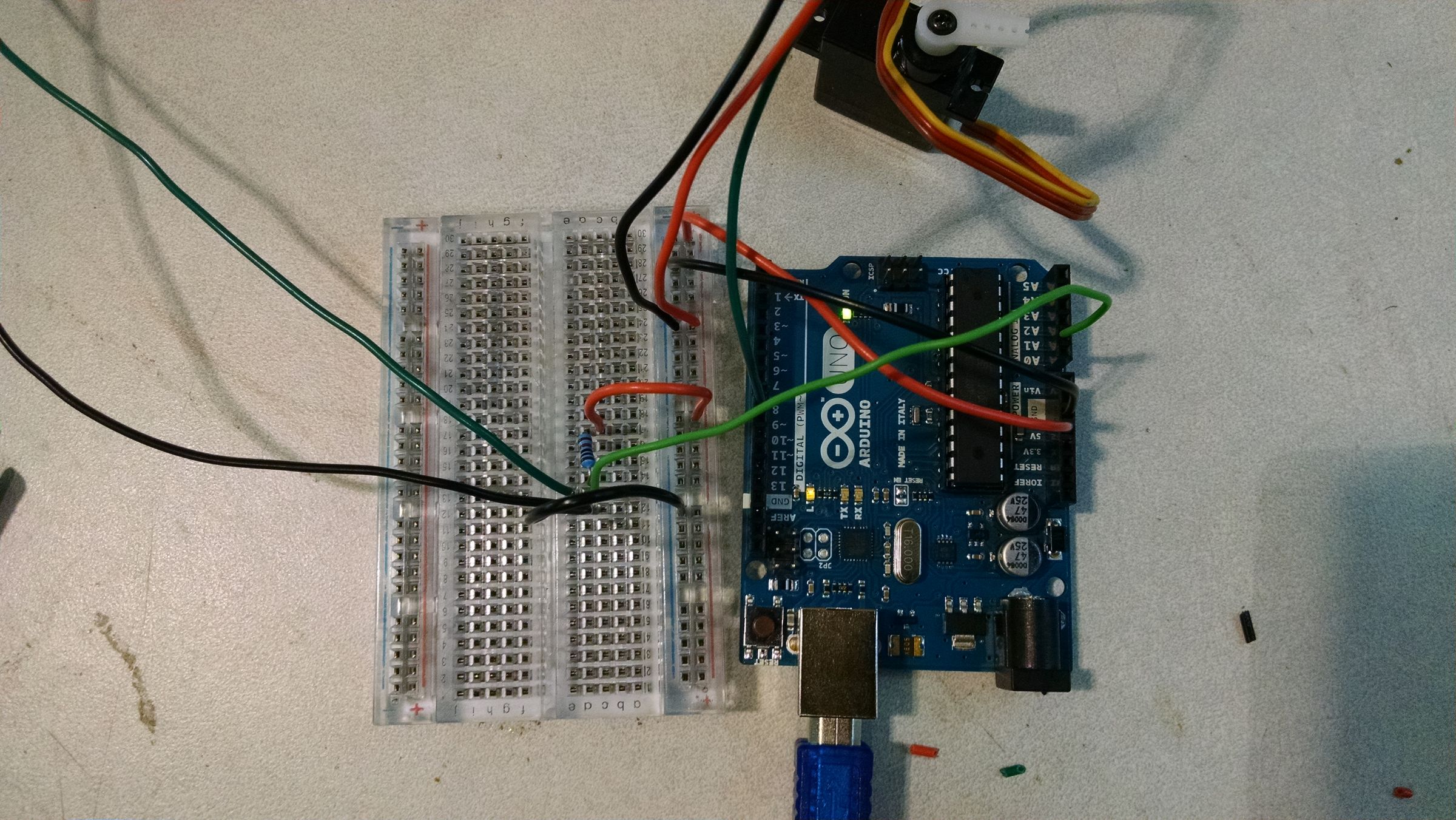 Servo Control With a Flex/Bend Sensor : 7 Steps - Instructables