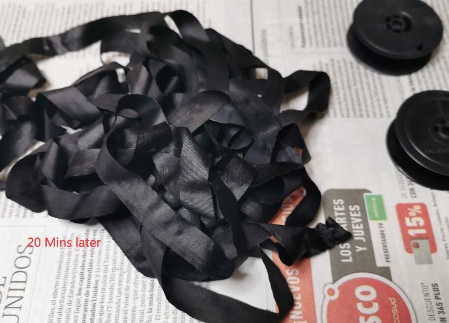 How to Re-ink a Typewriter Ribbon. : 3 Steps (with Pictures ...