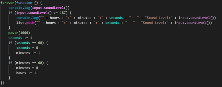 Personal Noise Detector With a CPX : 6 Steps - Instructables