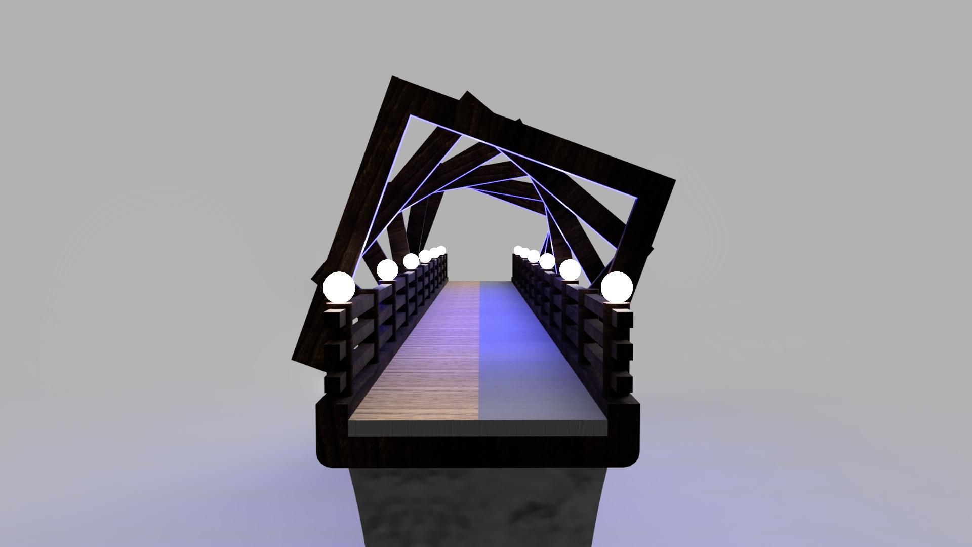 Futuristic Neon Light Bridge With Fusion 360 | Make It Bridge : 6 Steps ...