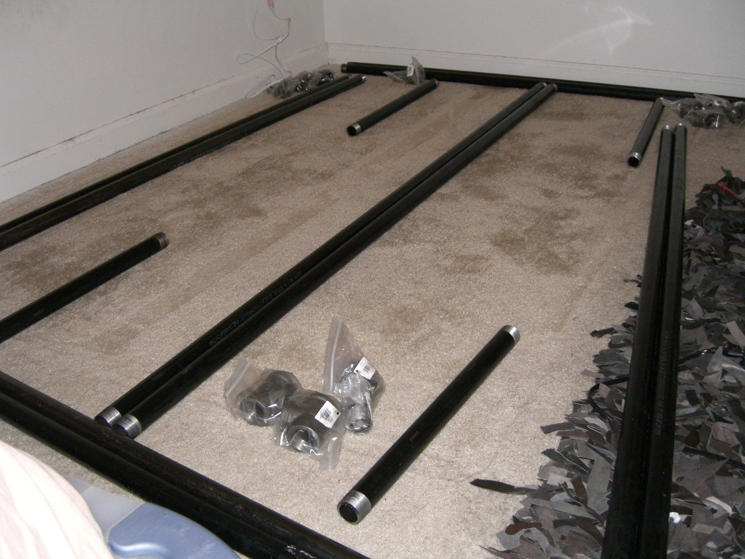 Pipe Loft Bed : 7 Steps (with Pictures) - Instructables