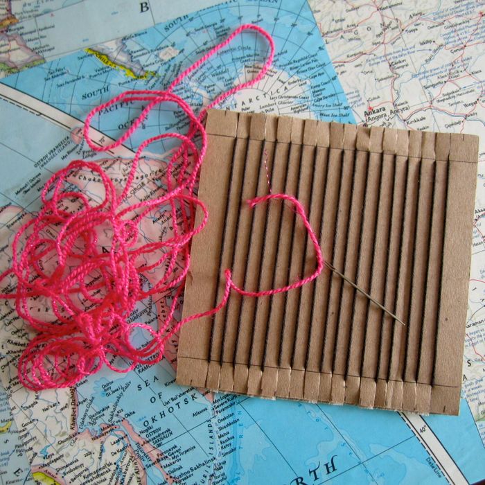 How to Weave on a Cardboard Loom : 9 Steps (with Pictures) - Instructables