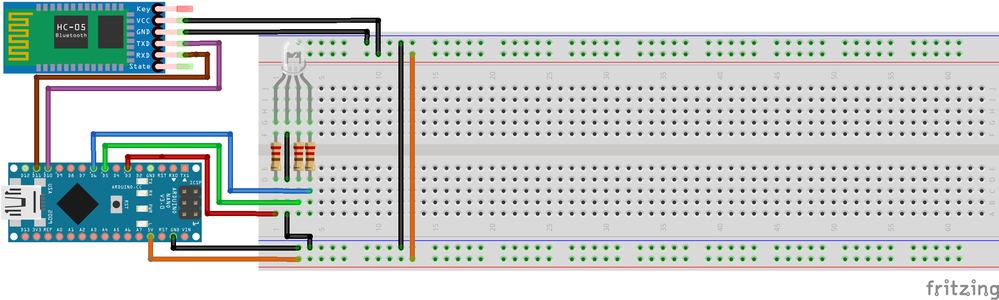 Arduino Led Strips Rgb Bluetooth Arduino App Inventor 5 Steps Instructables