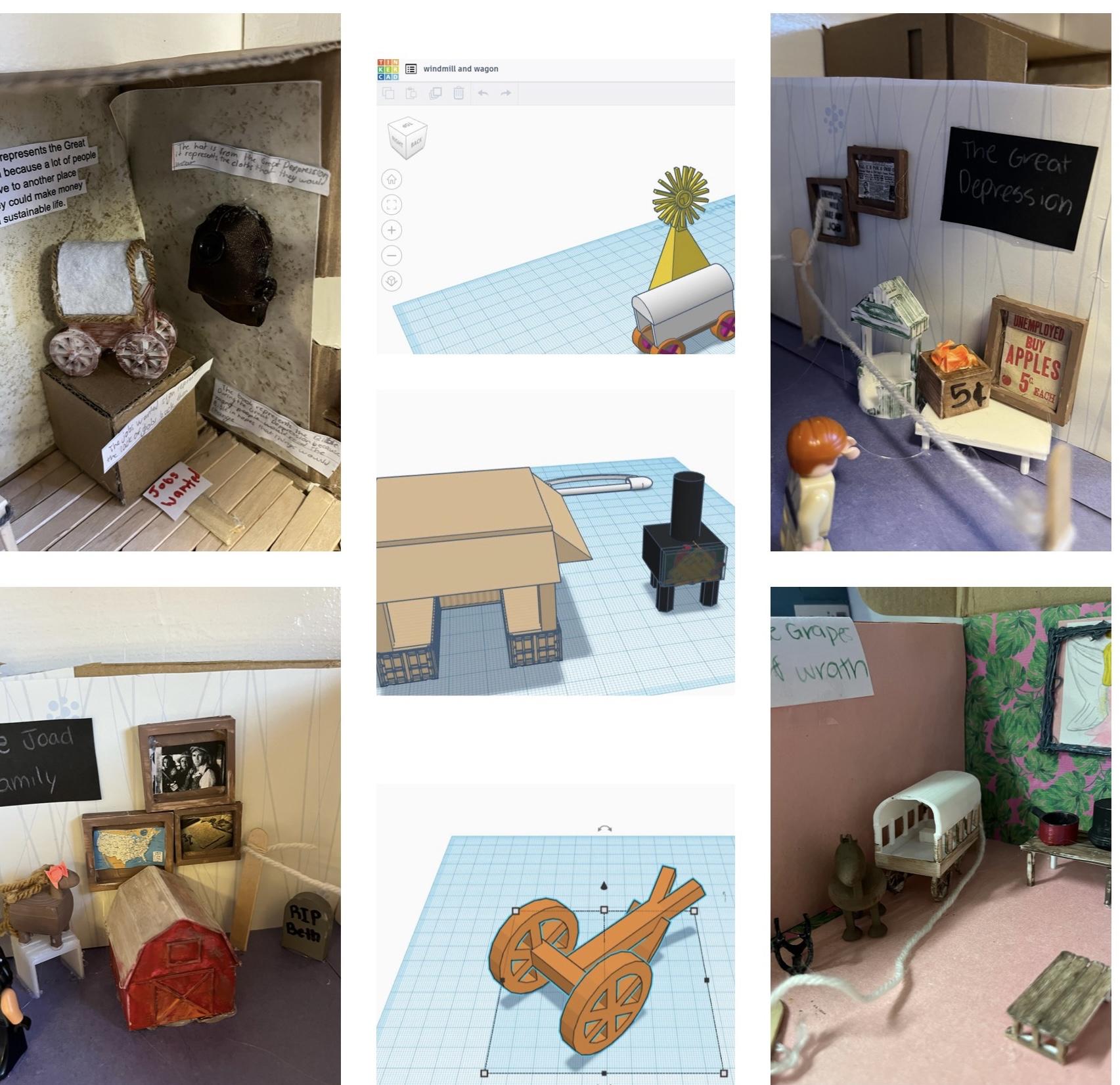 3D Printed Museum Diorama - the Great Depression (ELA) : 8 Steps (with ...