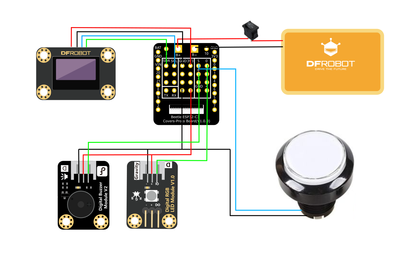 Make Sports Push Buttons With ESP32-C3 to Get You Moving : 6 Steps ...
