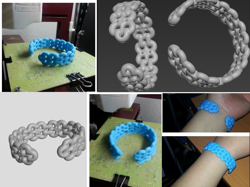 How to Make Your First 3d Printed Round Open Cuff Bracelet! : 11 Steps ...
