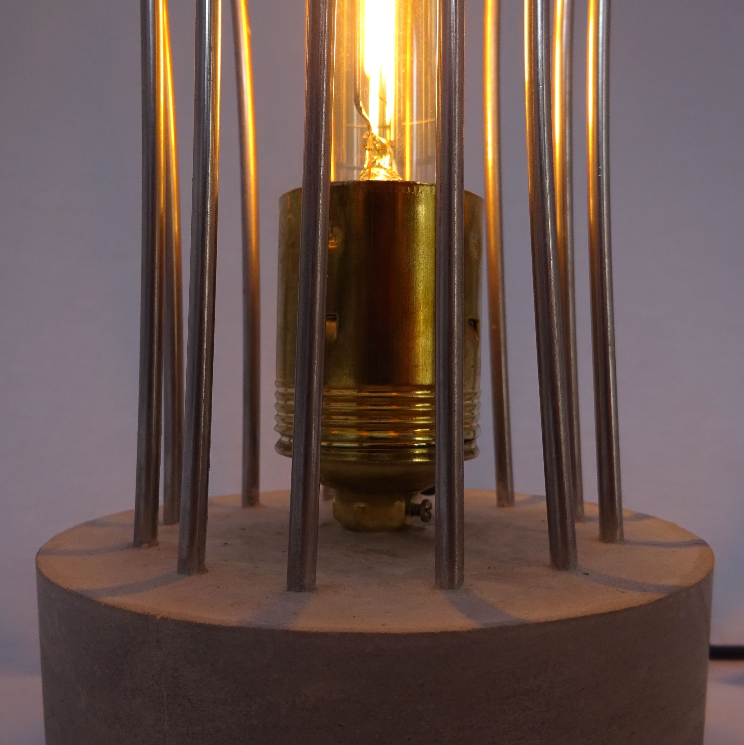 Concrete Base Table Lamp : 5 Steps (with Pictures) - Instructables