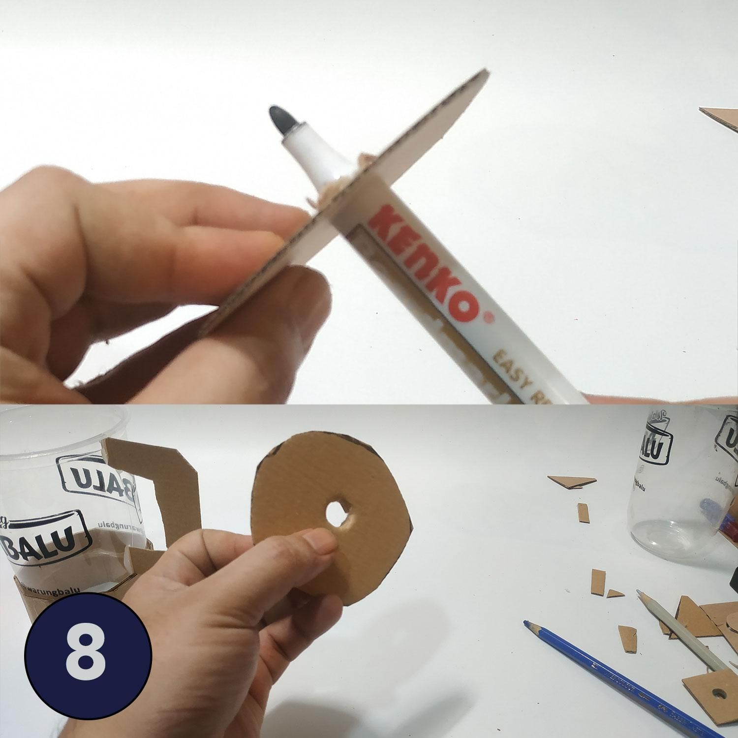 Plastic Cup Into Blender With Cardboard : 6 Steps (with Pictures ...