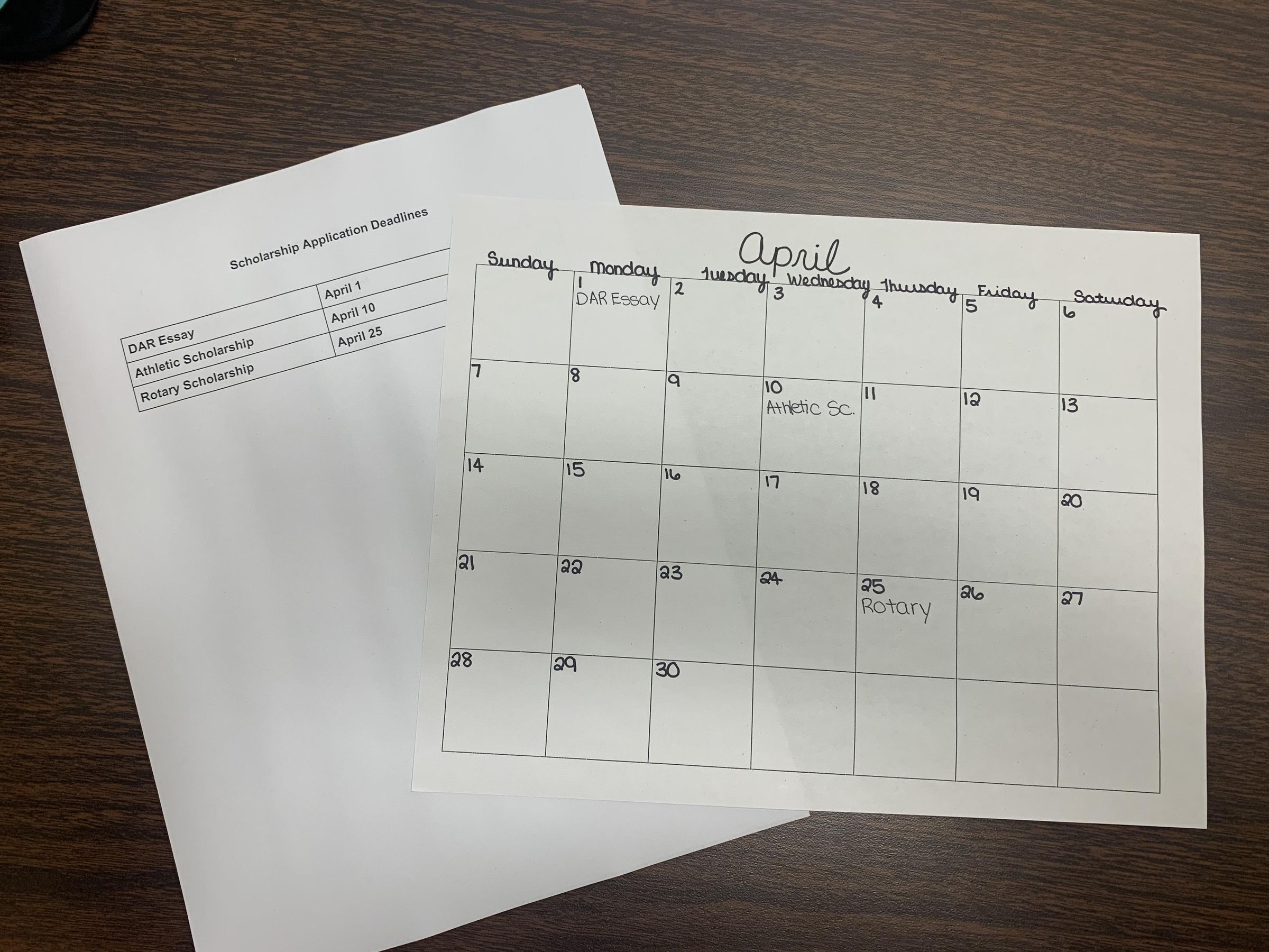 How to Draw a Calendar and Organize Your Tasks : 10 Steps - Instructables