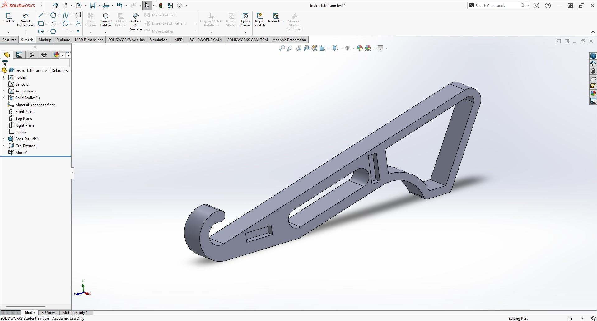 Computer Stand in Solidworks : 6 Steps - Instructables