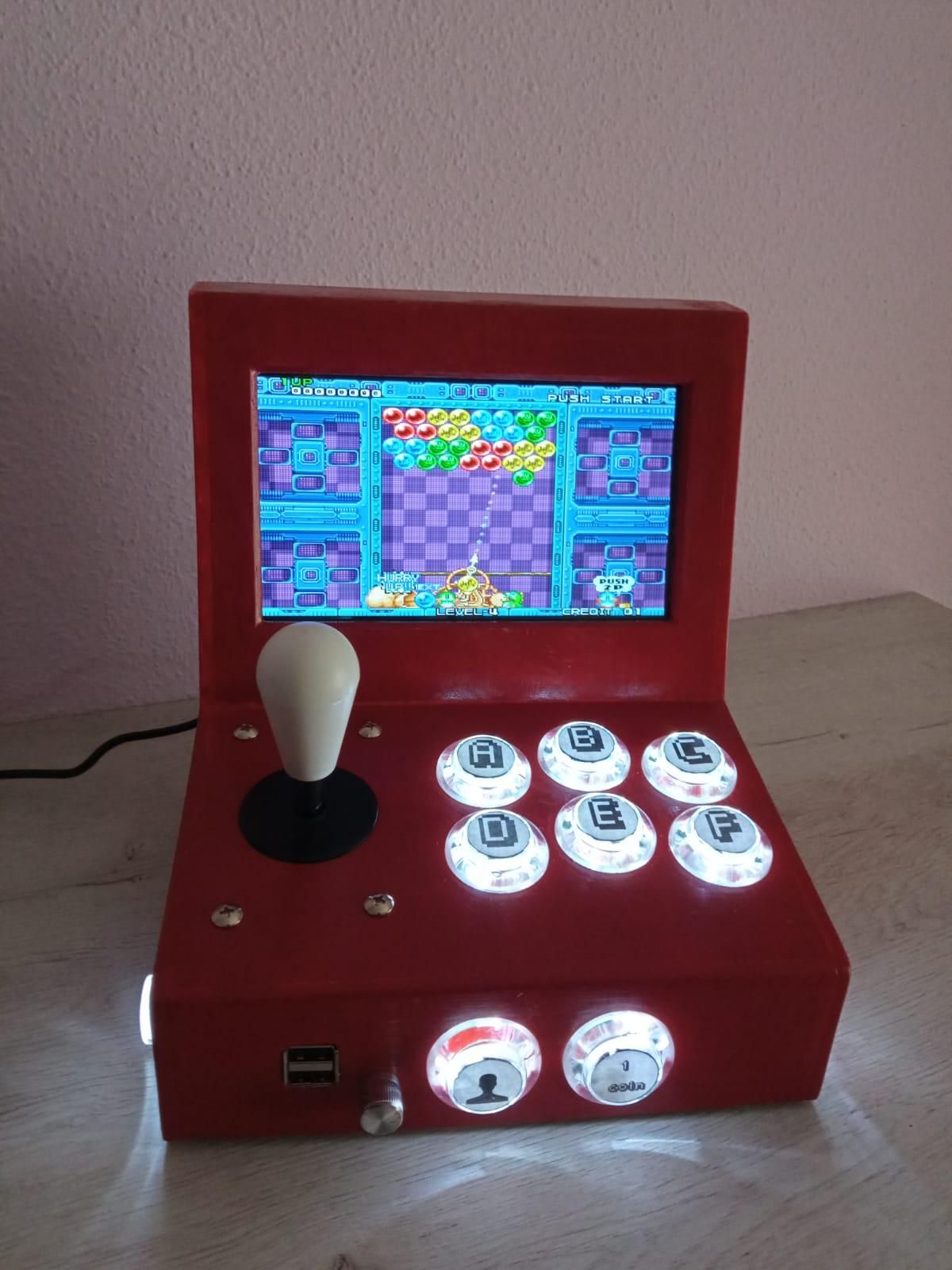 Mini Arcade Bartop Raspberry Pi Pantalla 7" : 23 Steps (with Pictures) - Instructables