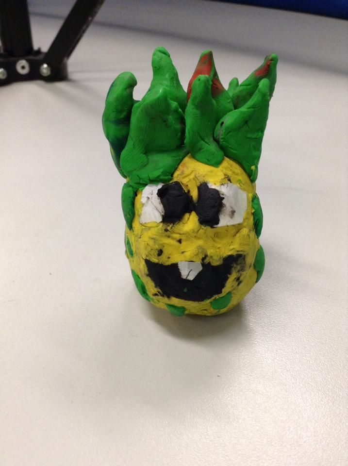Clay Model of Steve Thepineapple : 5 Steps - Instructables