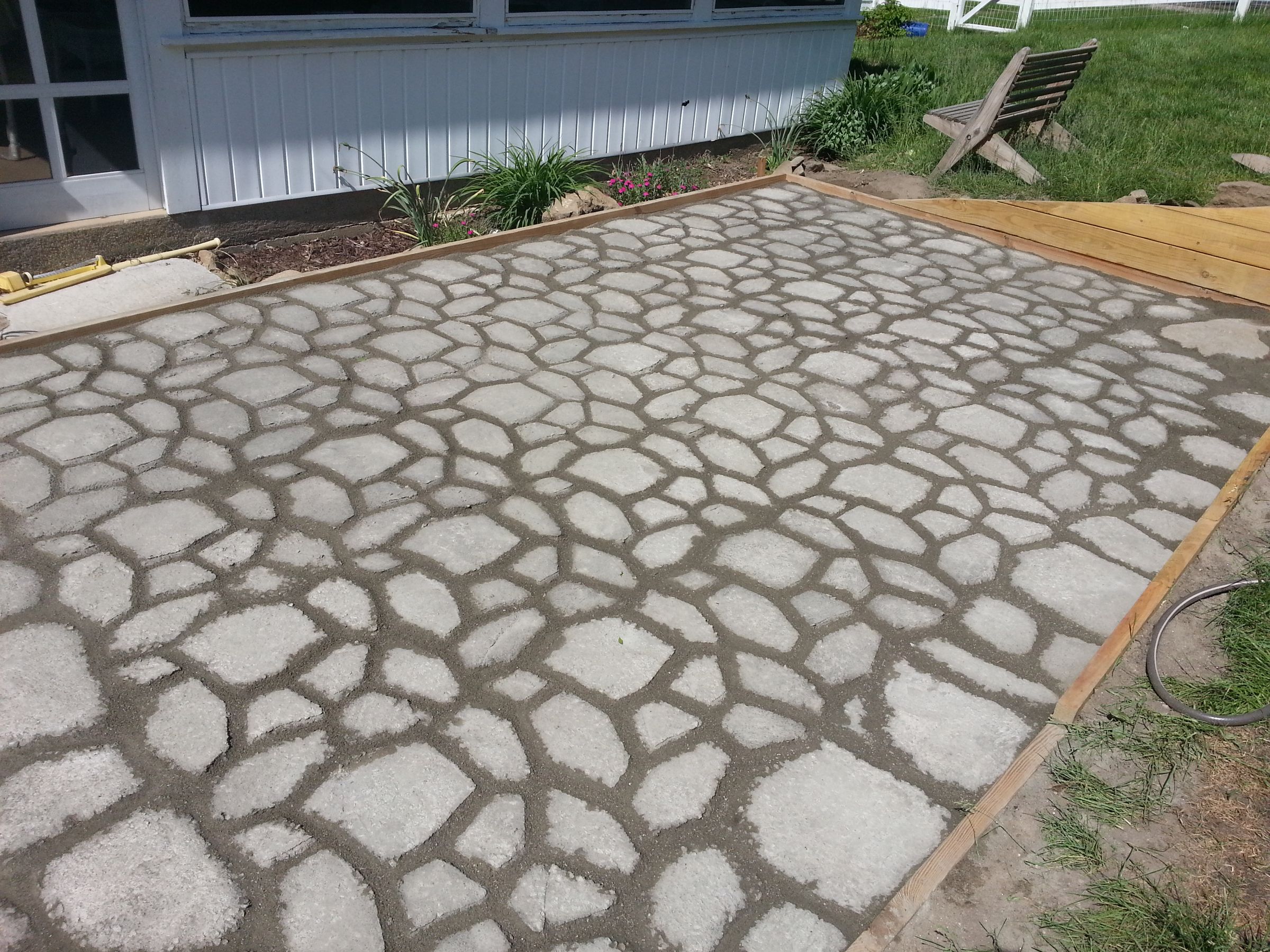 Diy Concrete Patio Form