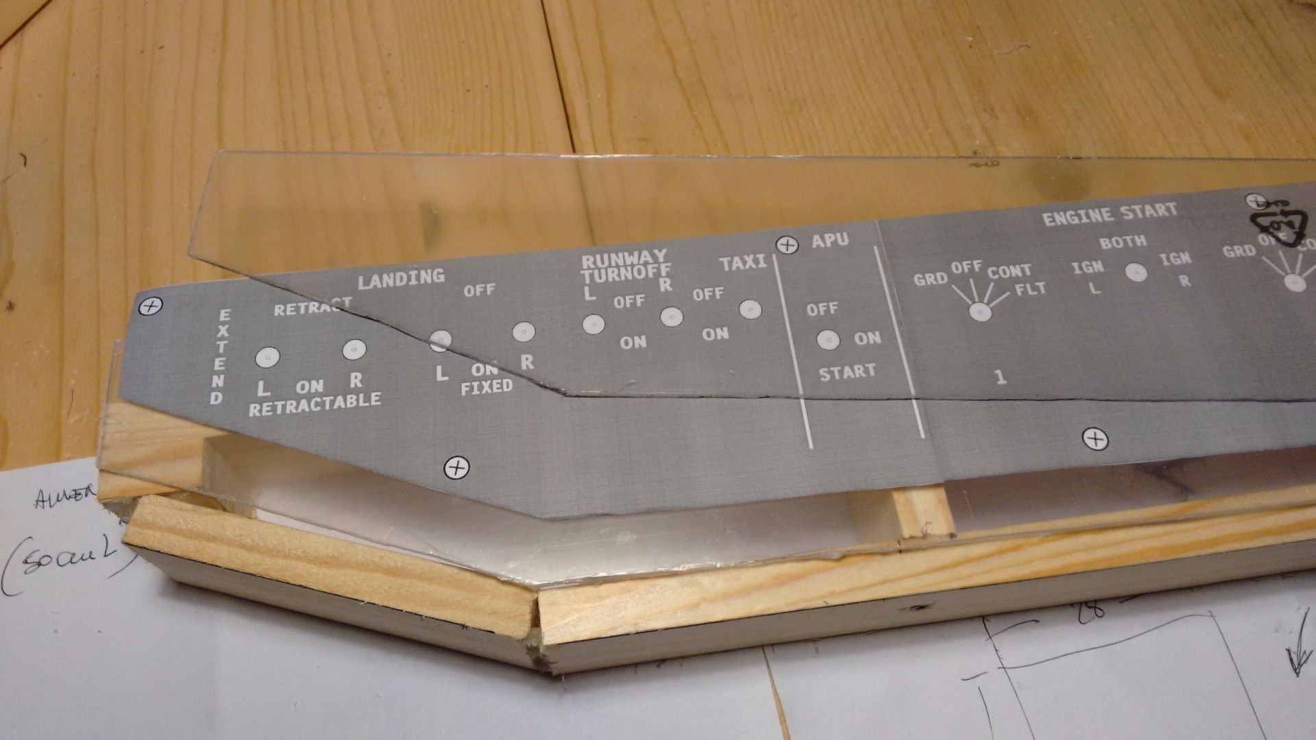Boeing 737NG Lights Overhead Panel for FSX : 6 Steps - Instructables