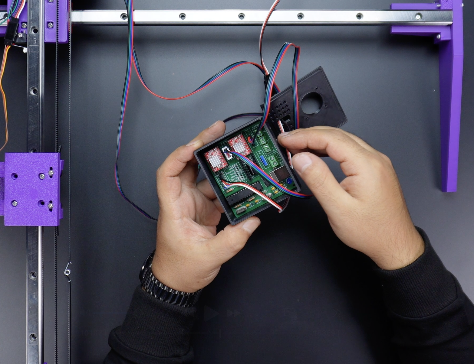 Build a Simple 3D Printed CNC Plotter Machine : 8 Steps (with Pictures ...
