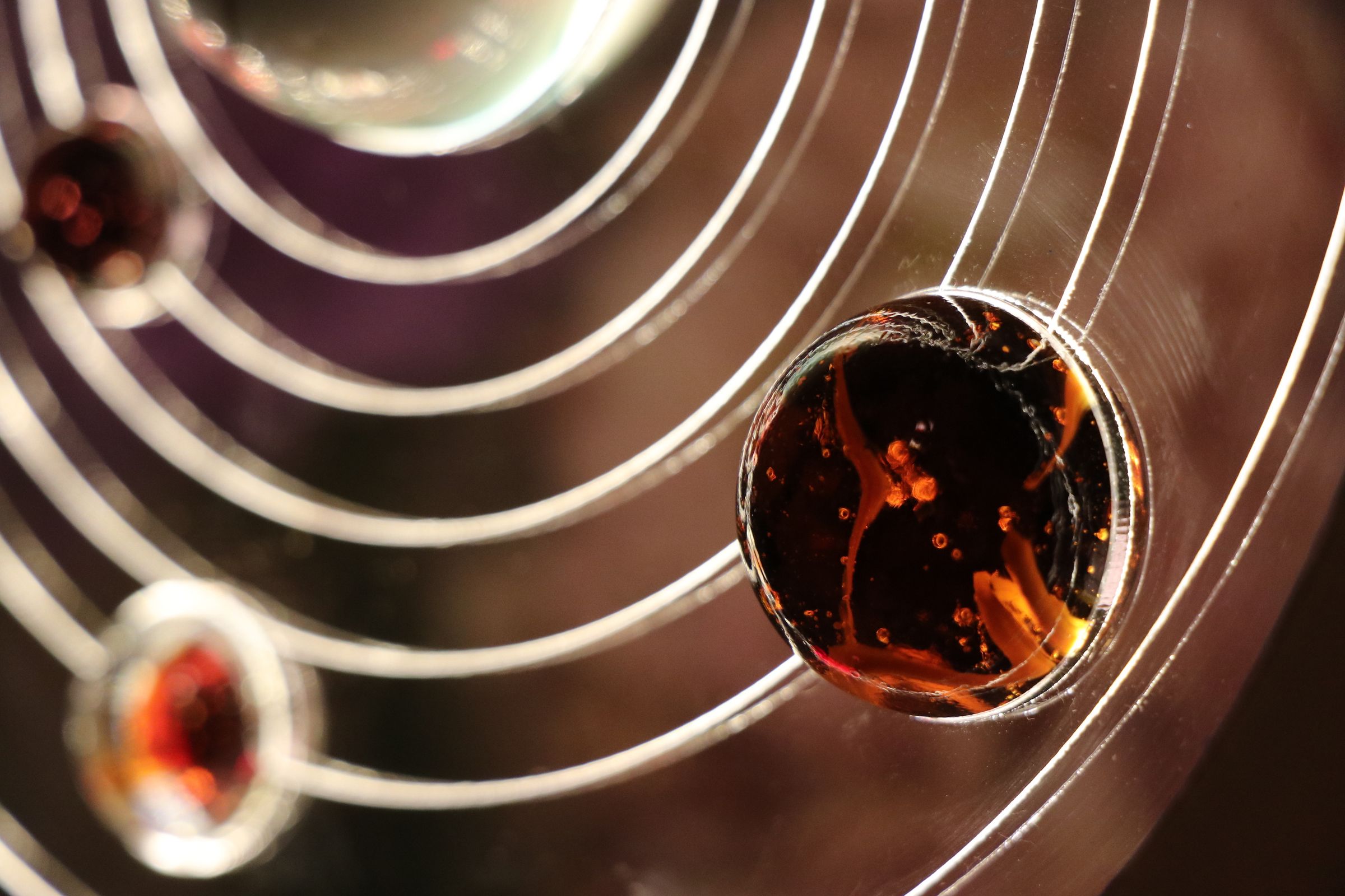 Solar System With Glass Marbles and Light : 5 Steps (with Pictures ...