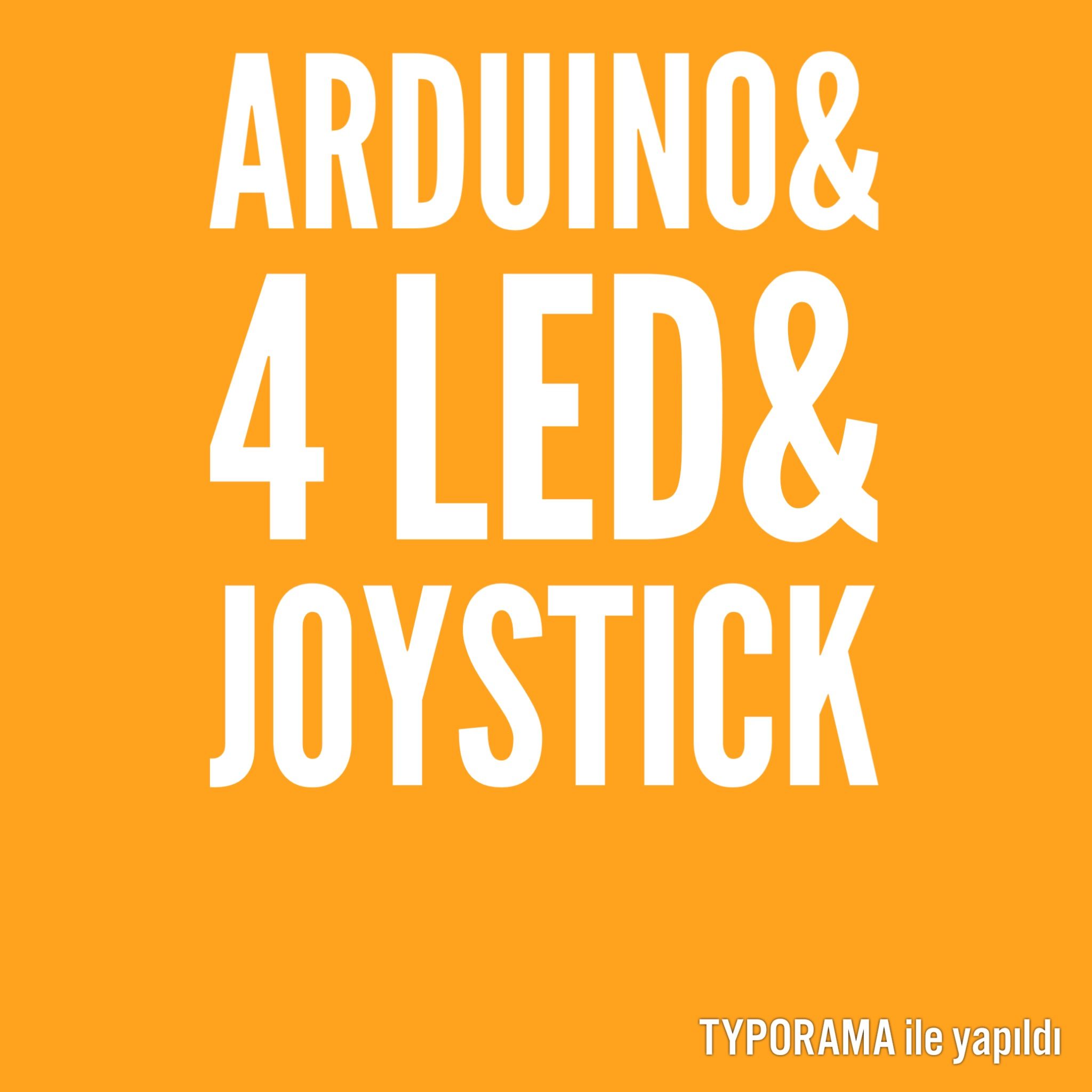 Arduino + 4 Led and Joystick - Instructables