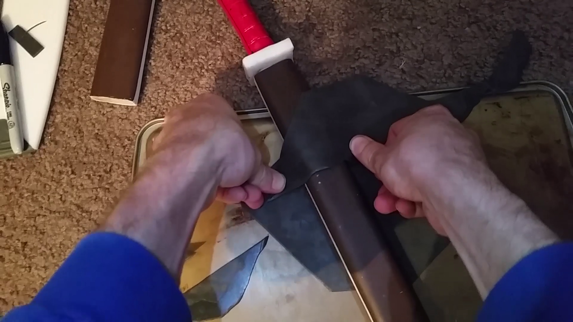 How to Make Deadpool Costume - Deadpool's Swords and Back Sheath : 7 ...