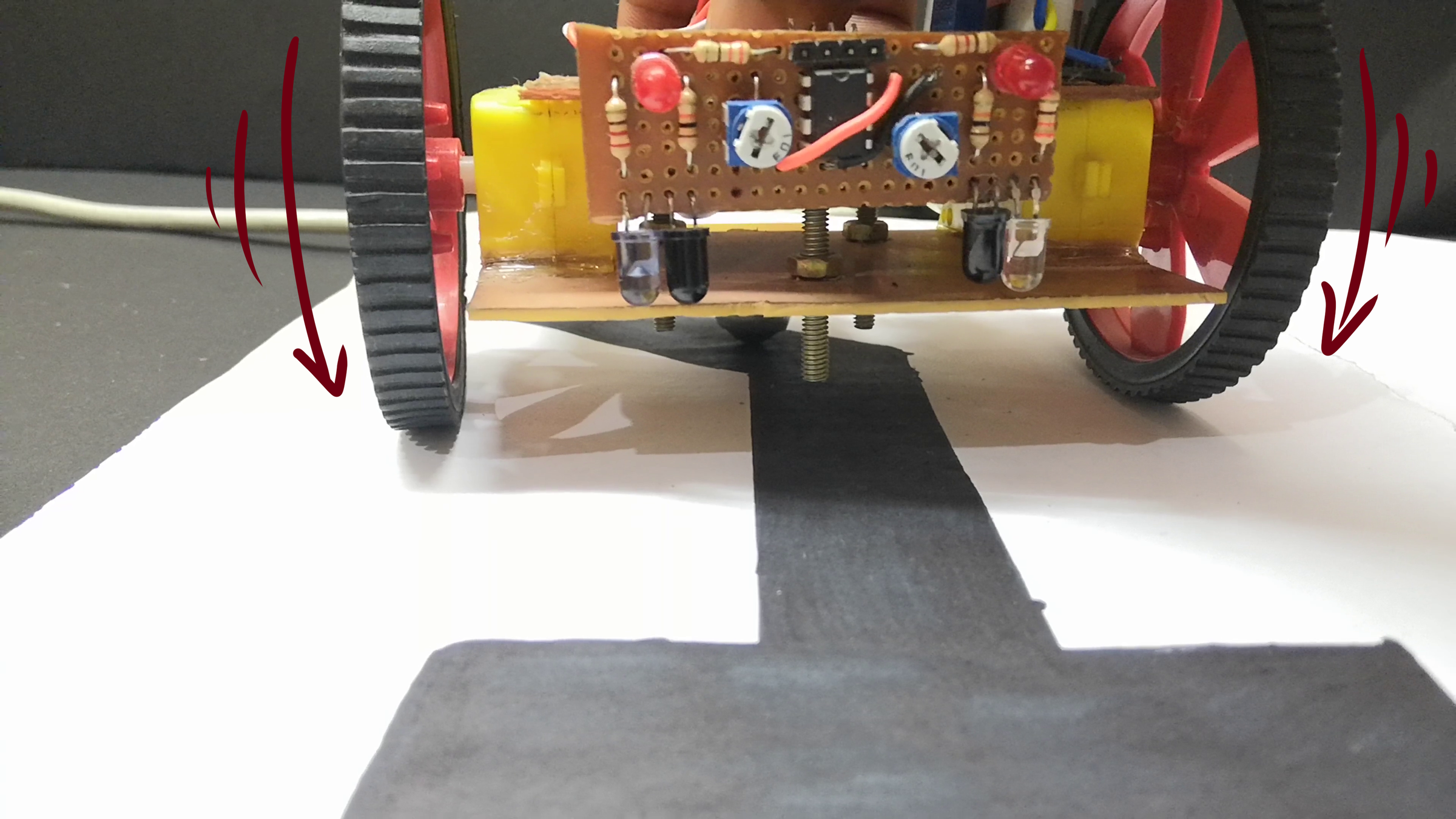 IR Based Line Following Robot From Scratch [No Microcontroller] : 15 ...