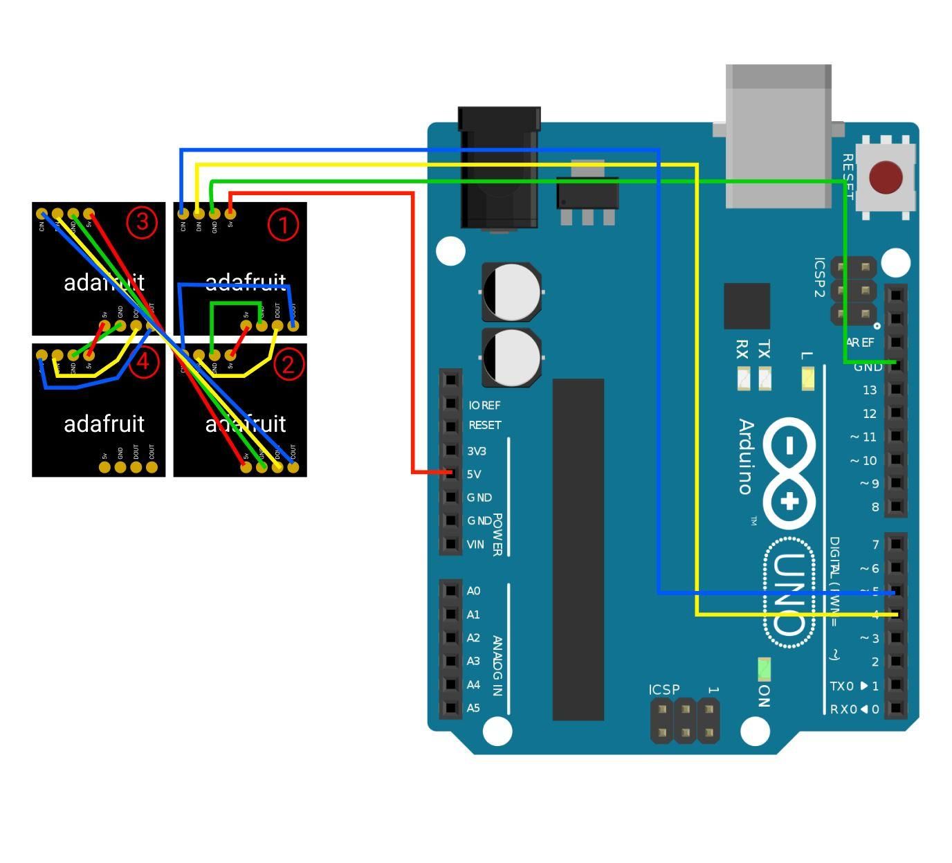 Adafruit Dotstar Matrix Thermostat : 7 Steps (with Pictures ...