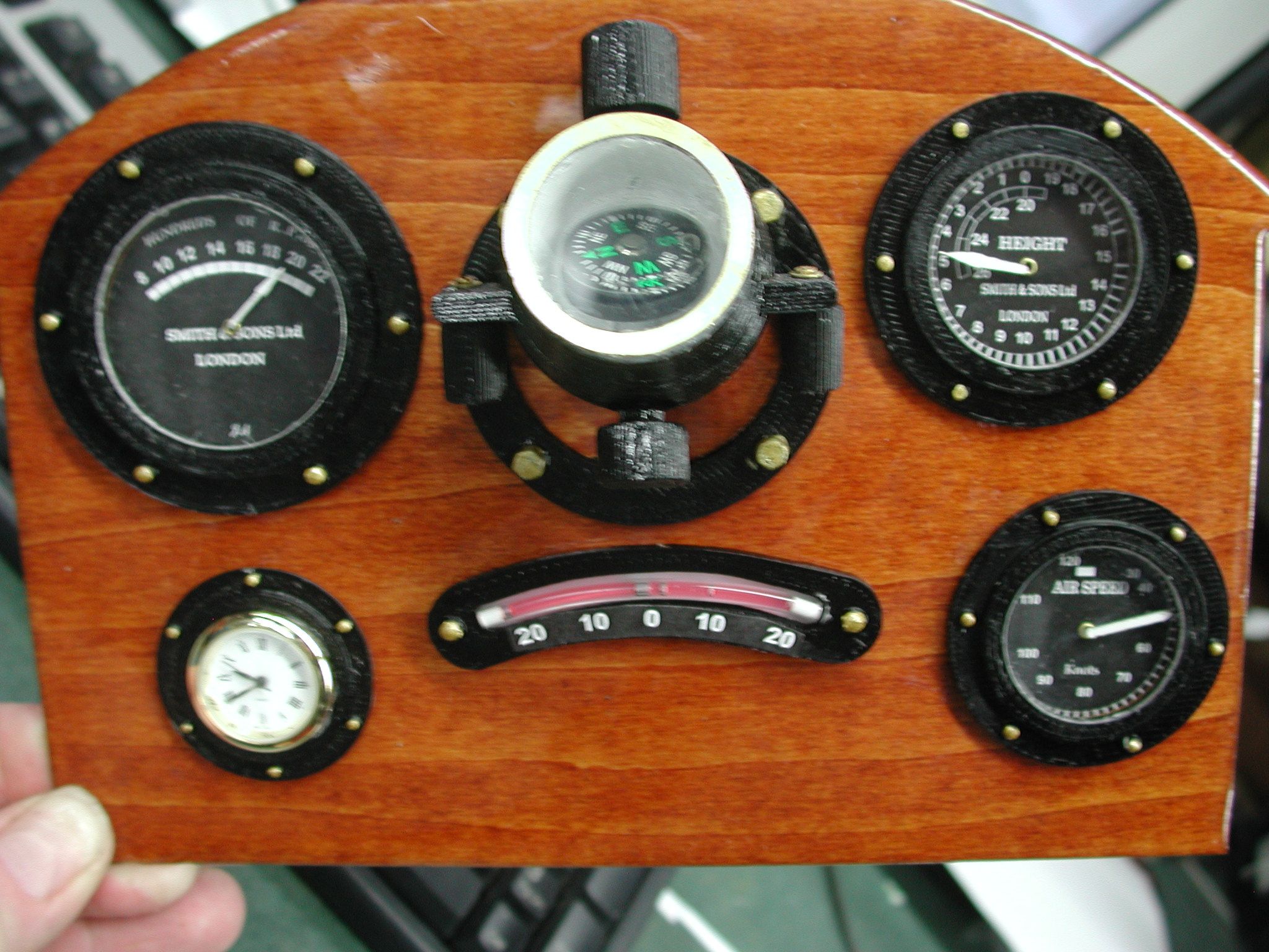 Sopwith Pup Instrument Panel and Le Rhone WW1 Engine (dummy Engine for ...