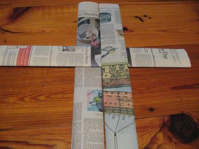 Newspaper Sit-upon : 6 Steps - Instructables