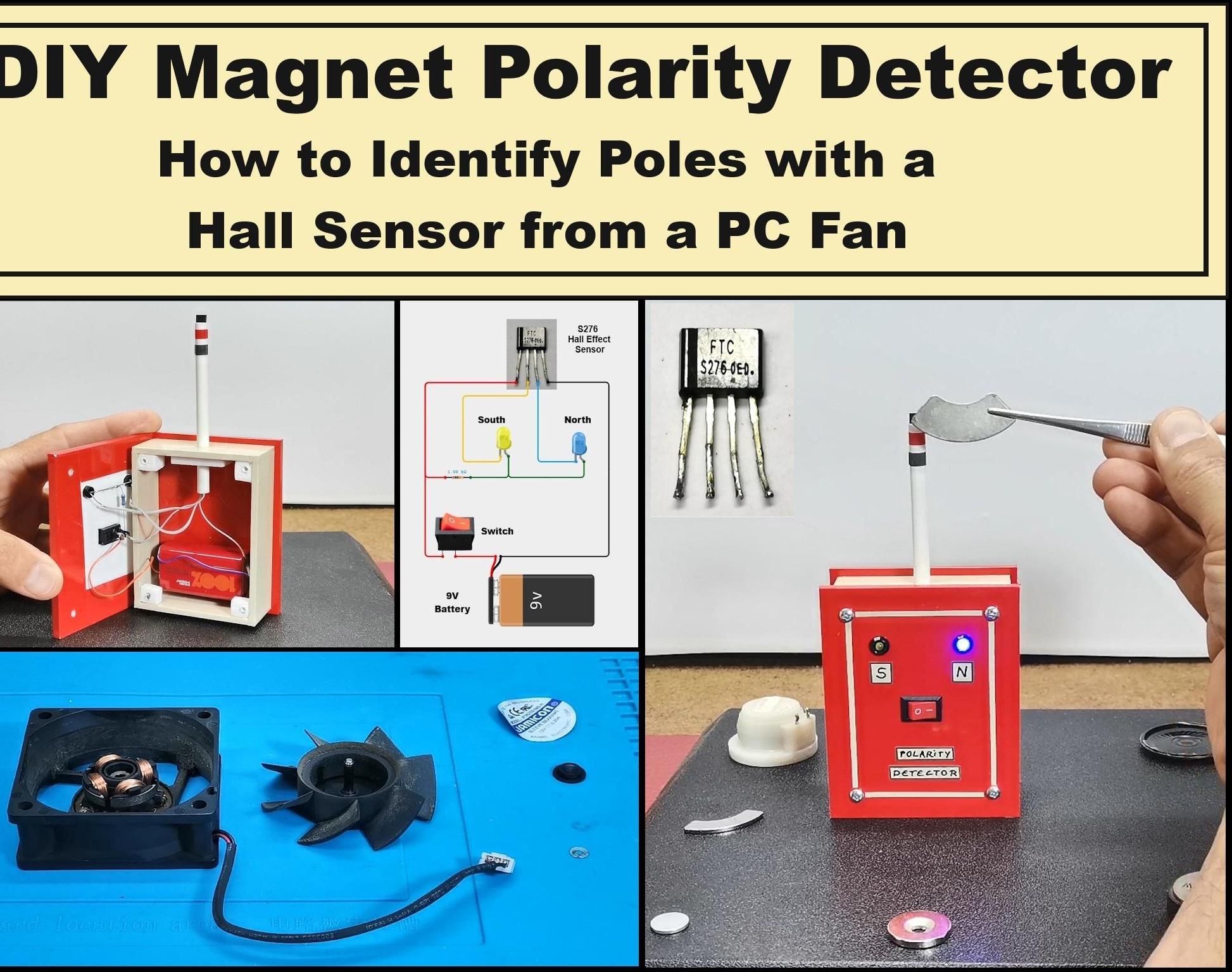 DIY Magnet Polarity Detector - How to Identify Poles With a Hall Sensor ...
