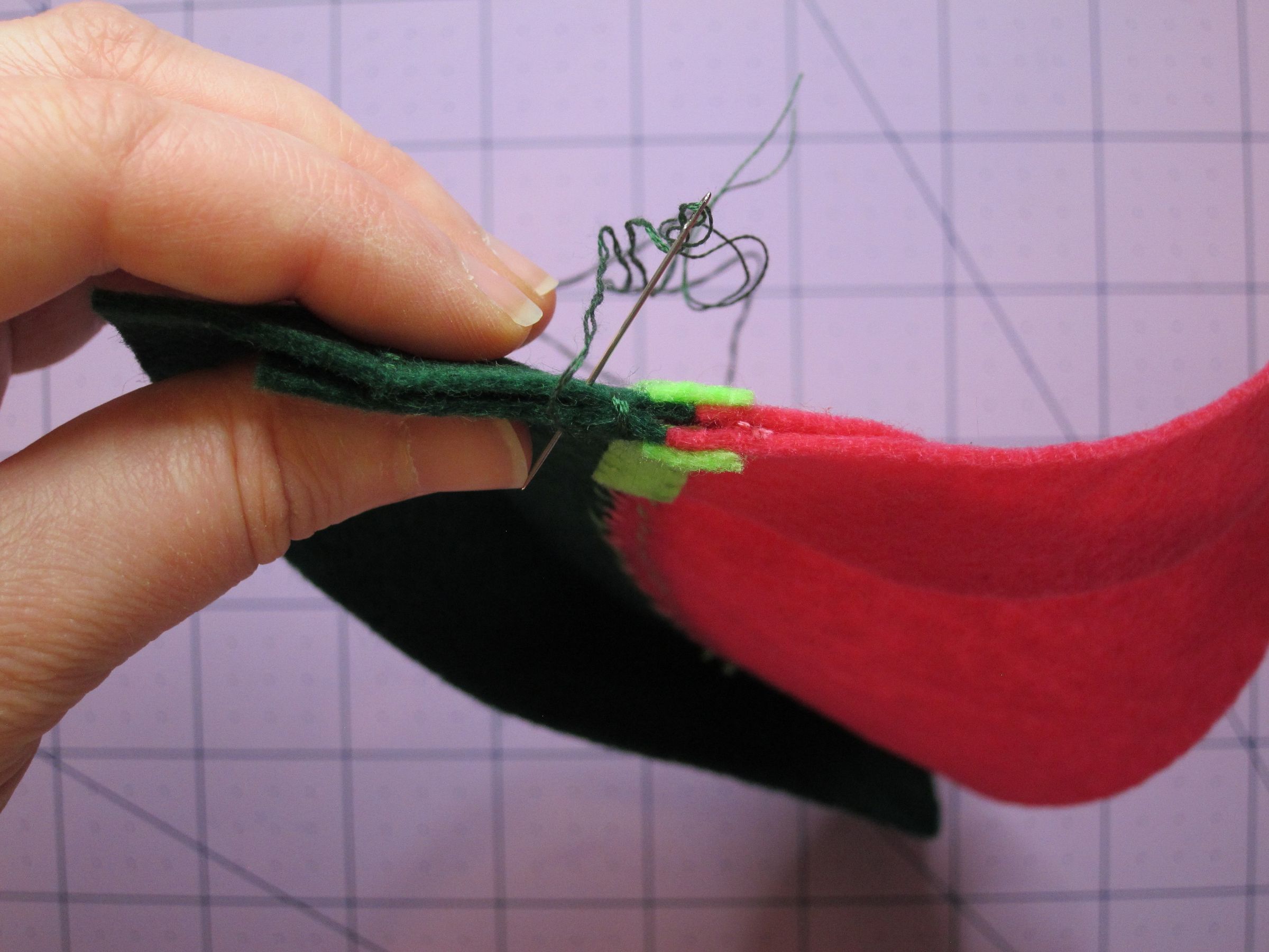 Felt Watermelon Slice : 20 Steps (with Pictures) - Instructables