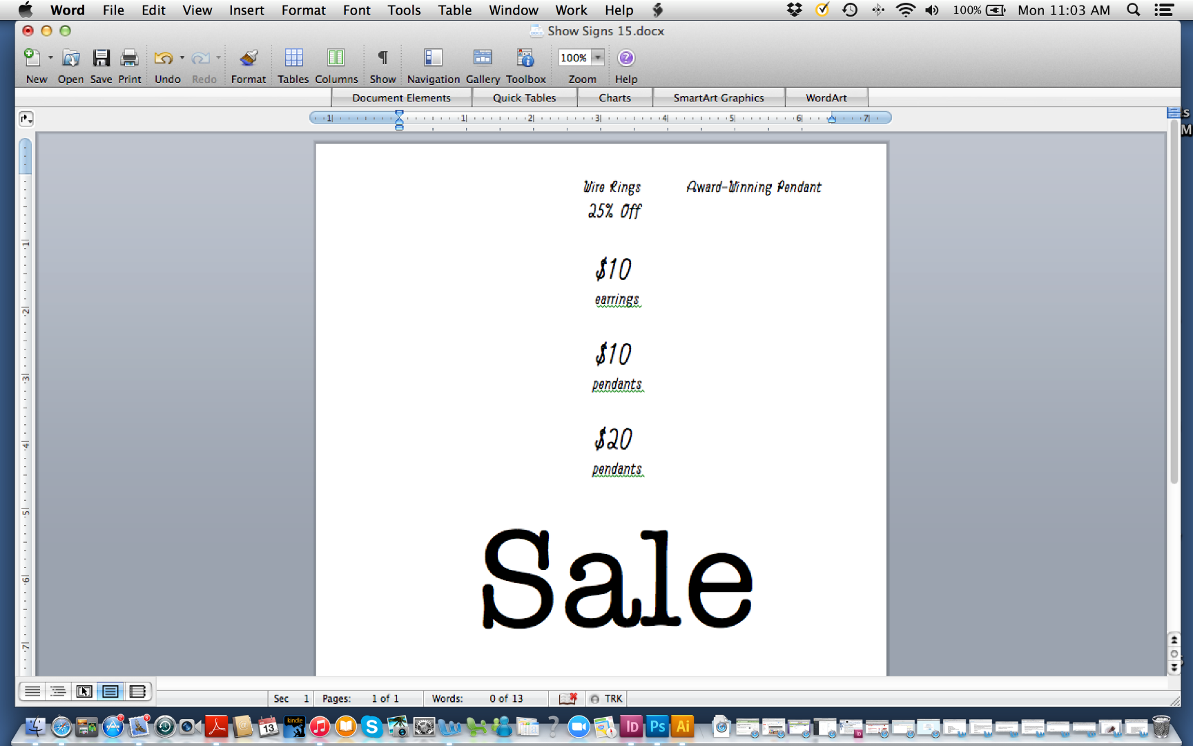 Easy Signs & Tags in Word : 4 Steps - Instructables
