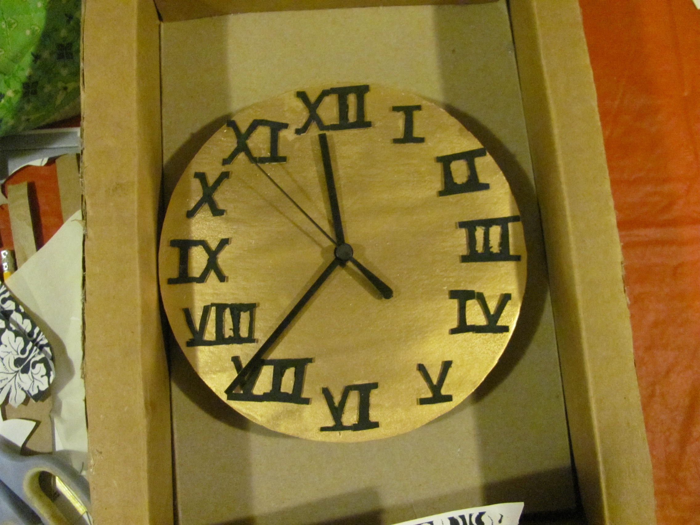 Card Board Clock : 6 Steps (with Pictures) - Instructables