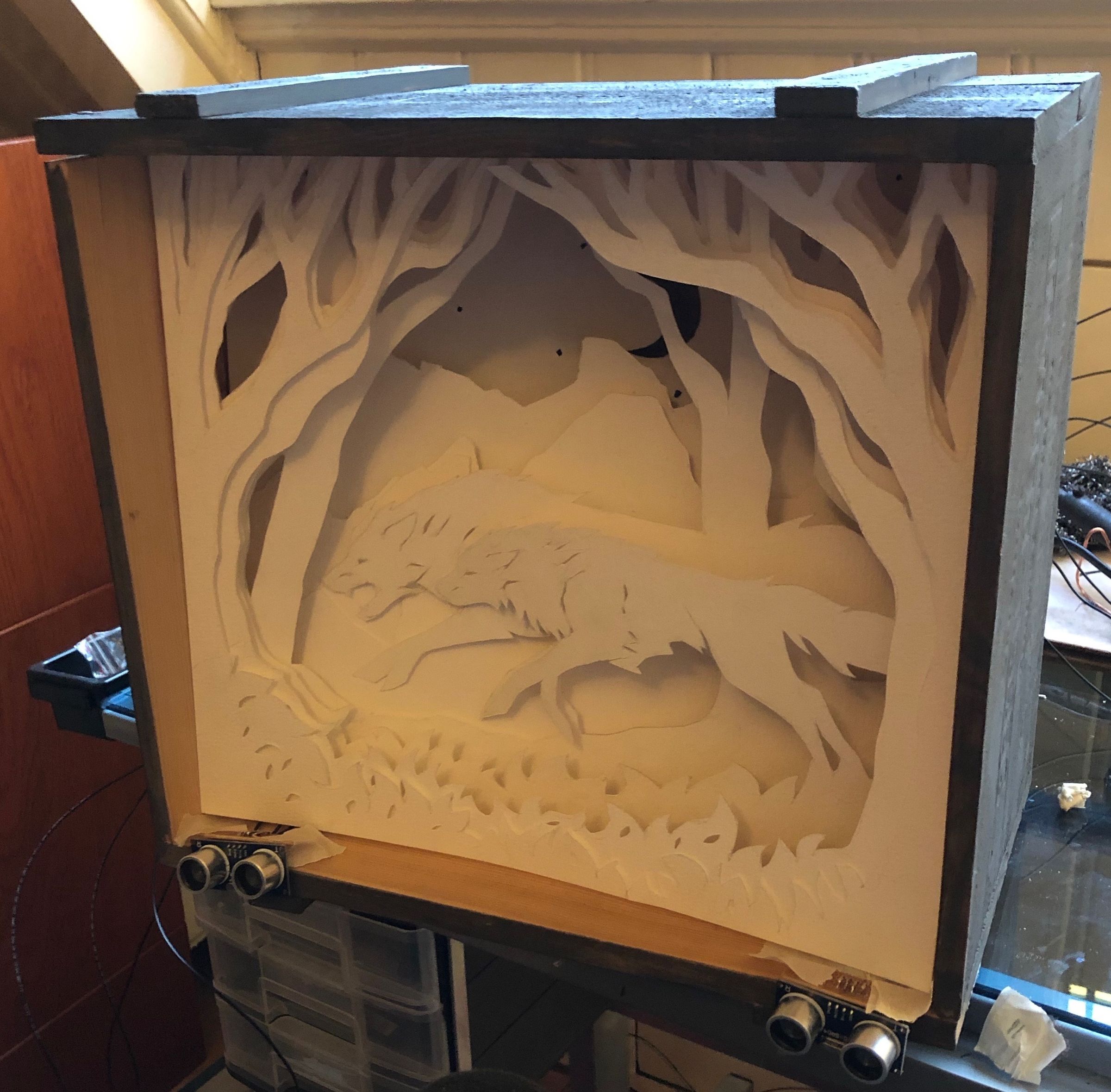 Interactive Papercut Lightbox With Arduino : 6 Steps - Instructables