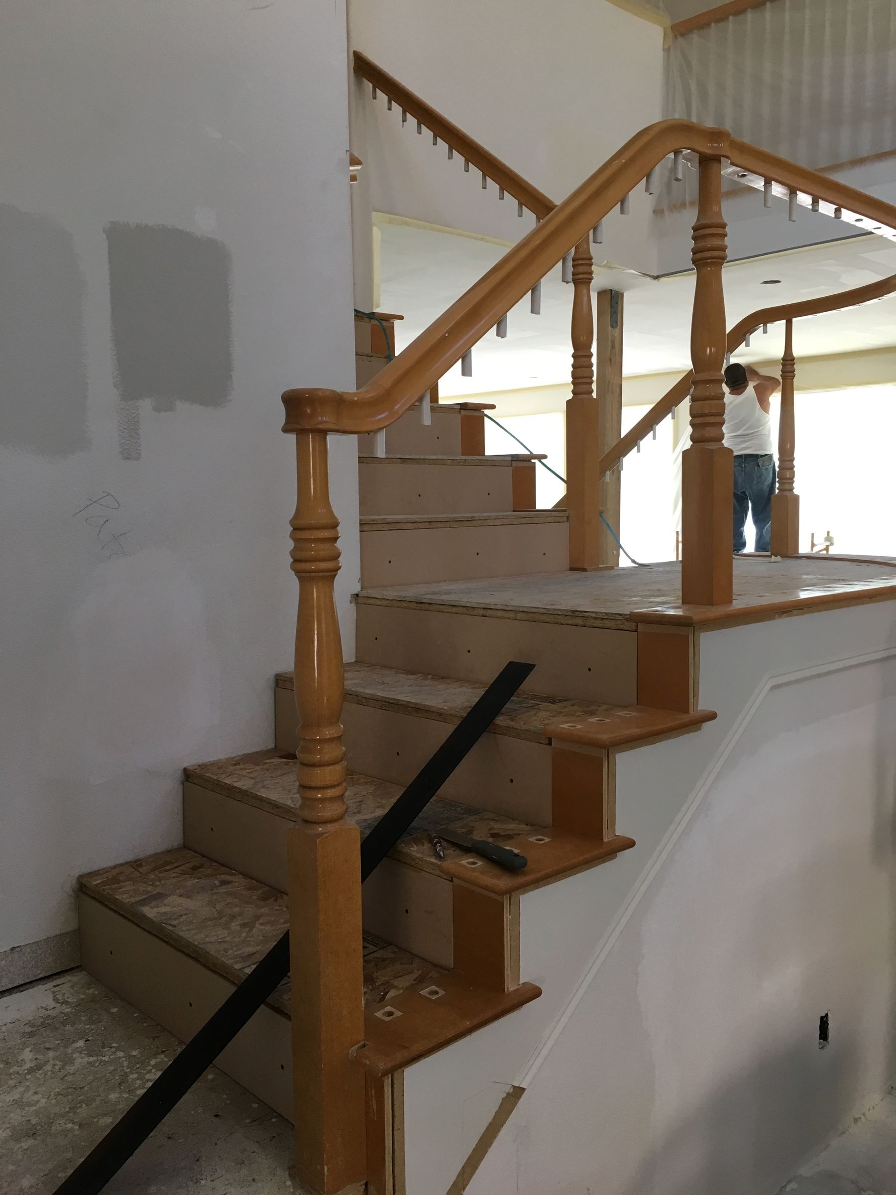 Converting an Old Staircase to Look New and Modern : 16 Steps (with ...