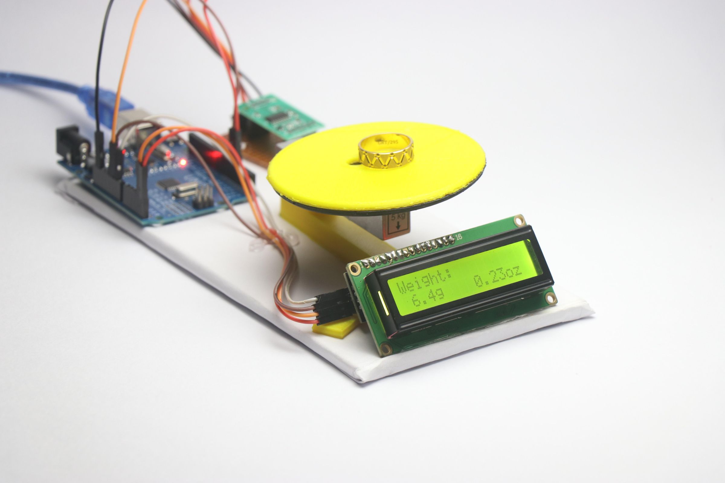 DIY Weighing Scale Using Arduino at Your Home : 4 Steps (with Pictures ...