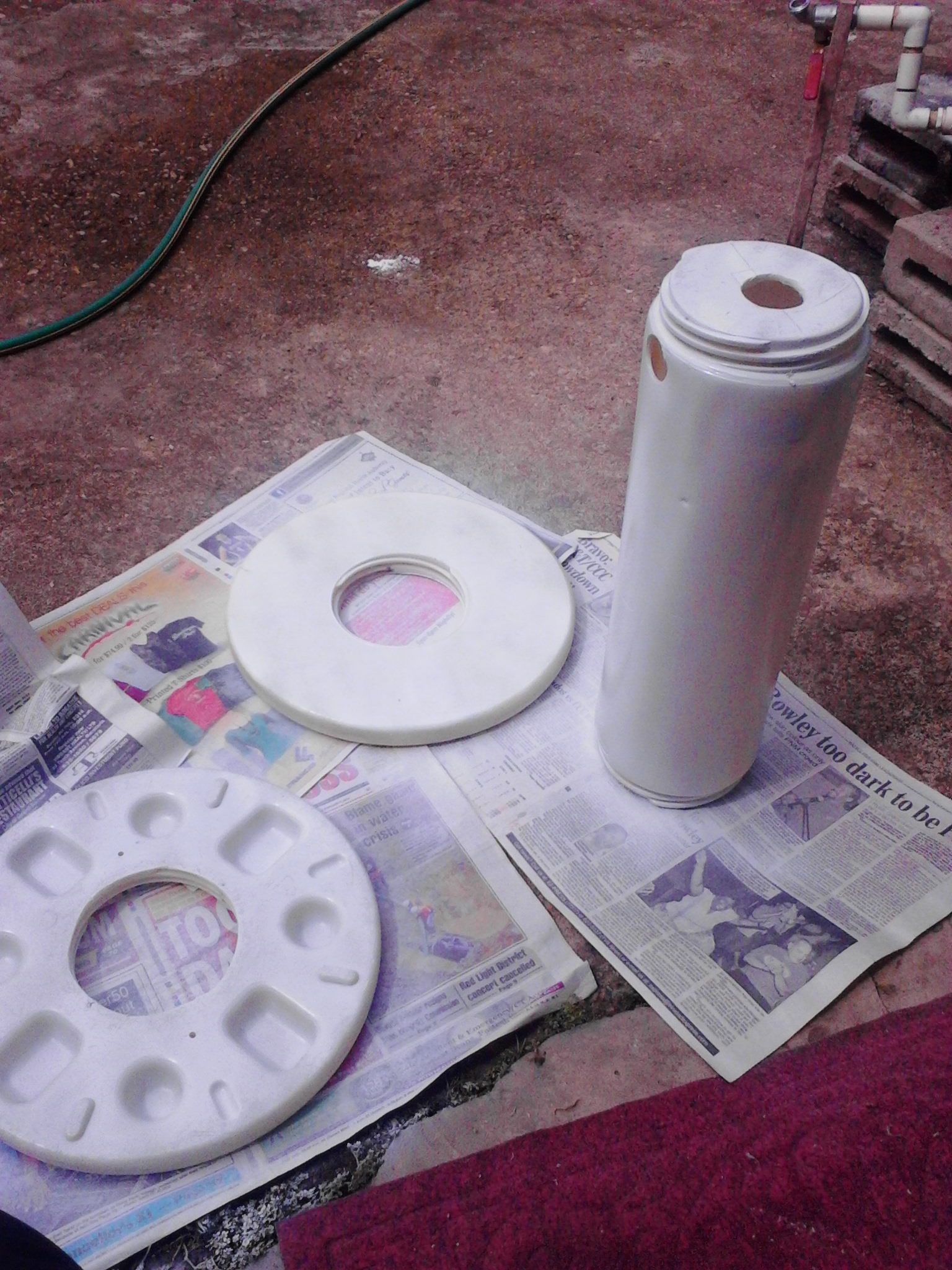 Easy No Sew Diy Round Stool Made From Plastic Spool Thingy : 3 Steps (with Pictures) - Instructables