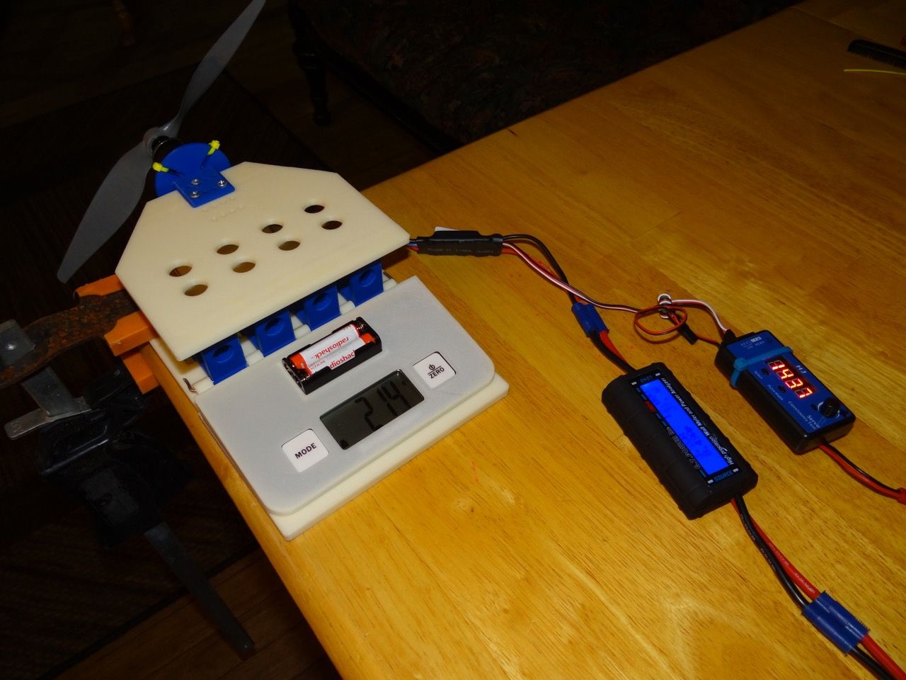 RC Aircraft Thrust Stand Version 2 - Hack of a Kitchen Scale for Only ...