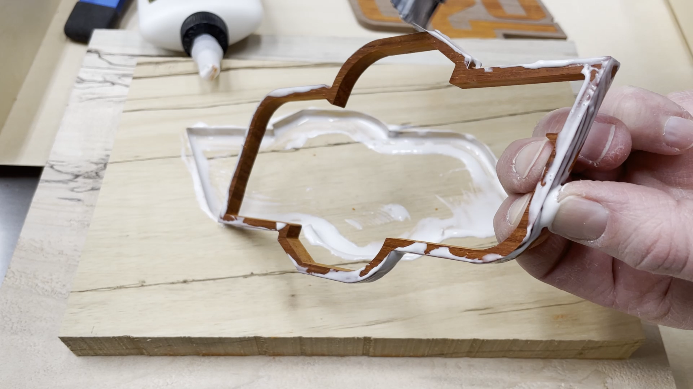How to Make a Two Color Inlay Tray : 13 Steps (with Pictures ...