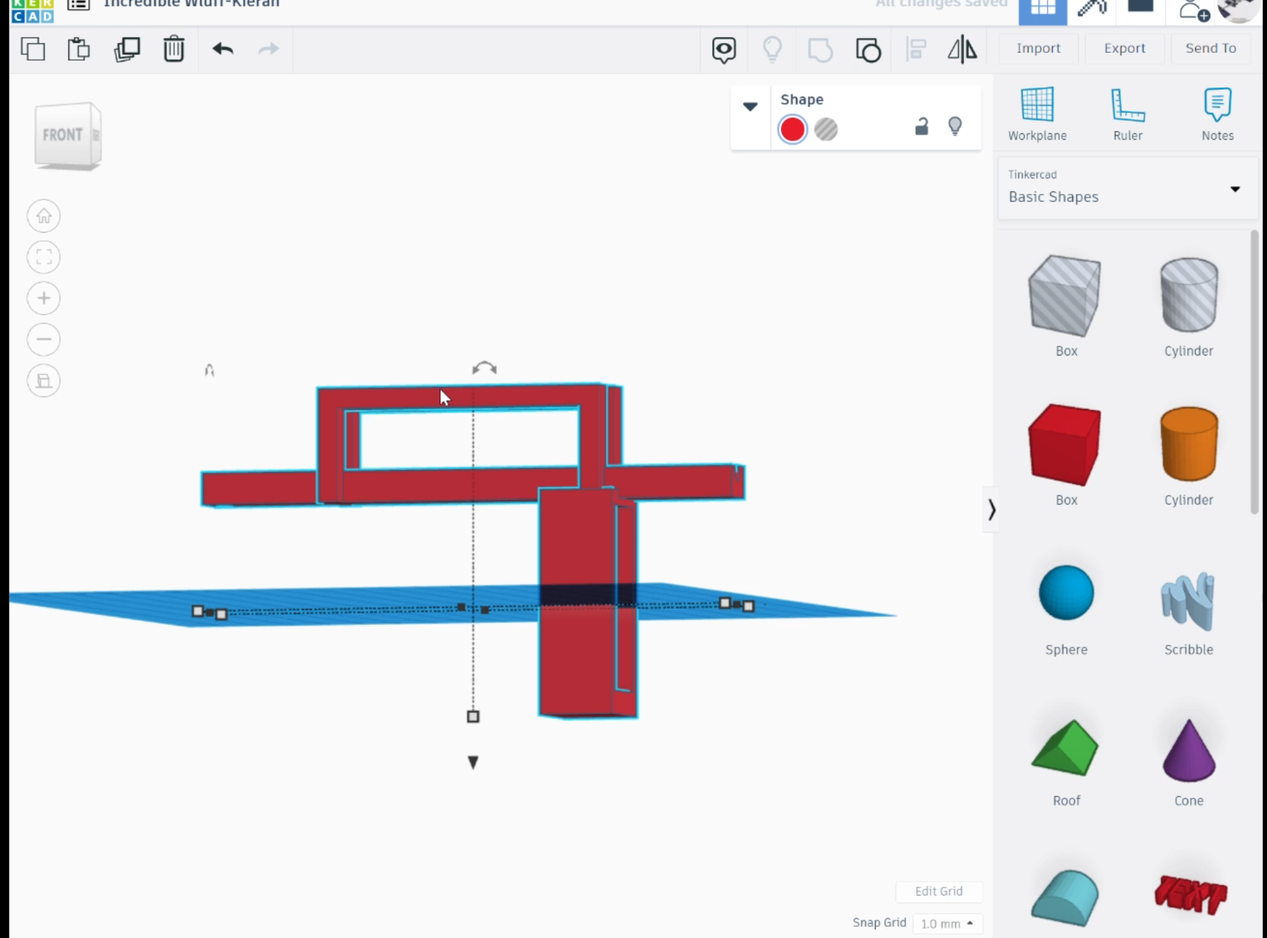Paper Plane Shooter Design in Tinkercad : 3 Steps - Instructables
