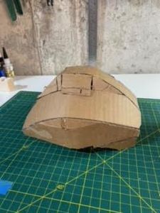 Cardboard Army Helmet : 3 Steps - Instructables