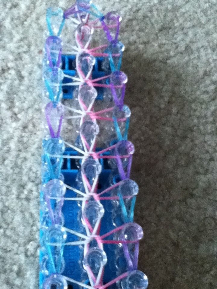 Rainbow Loom Raindrop Pattern