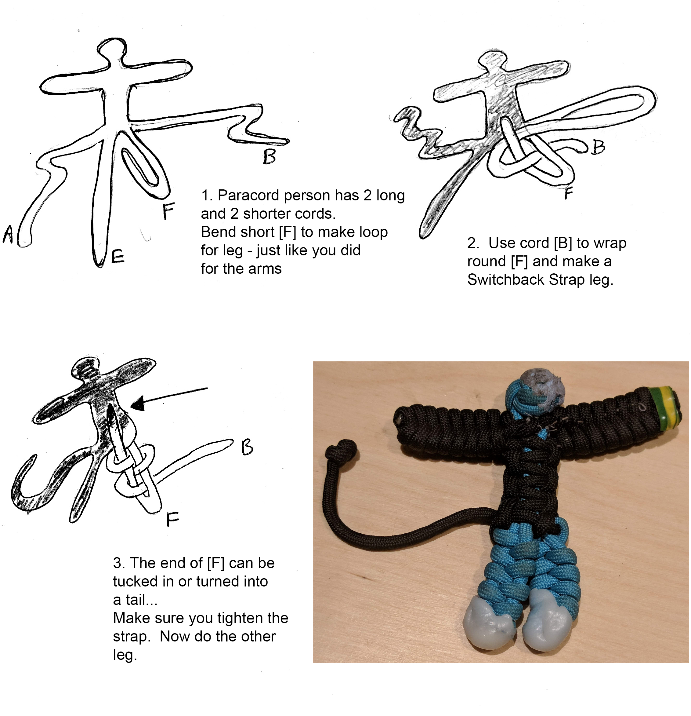 Paracord People : 10 Steps (with Pictures) - Instructables