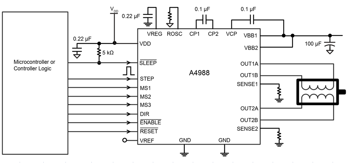 Stepper Motor Driver for A4988 and Similar Devices : 13 Steps ...