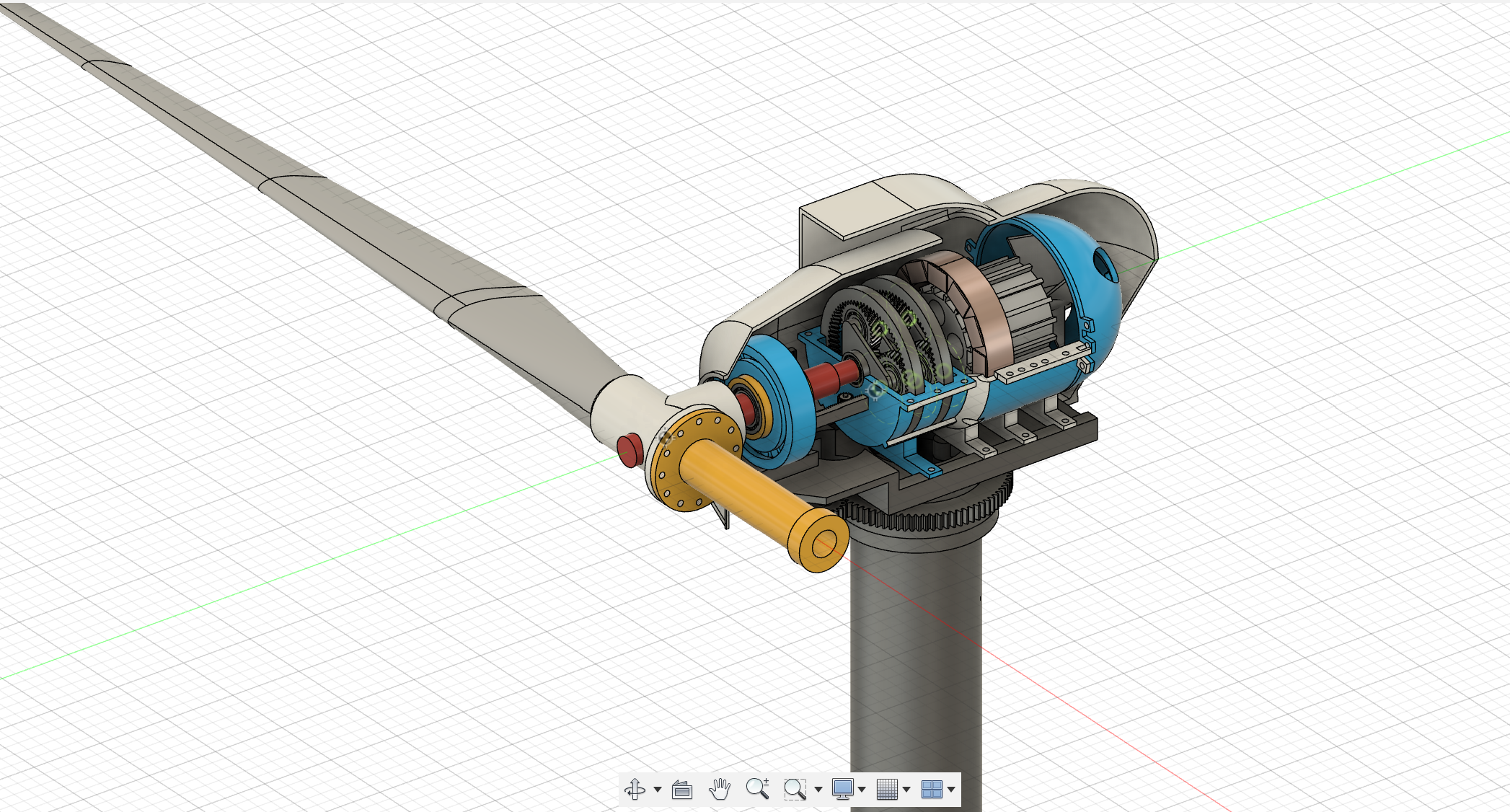 A Single Blade Wind Turbine! SP_Energia_Prototype. : 14 Steps ...