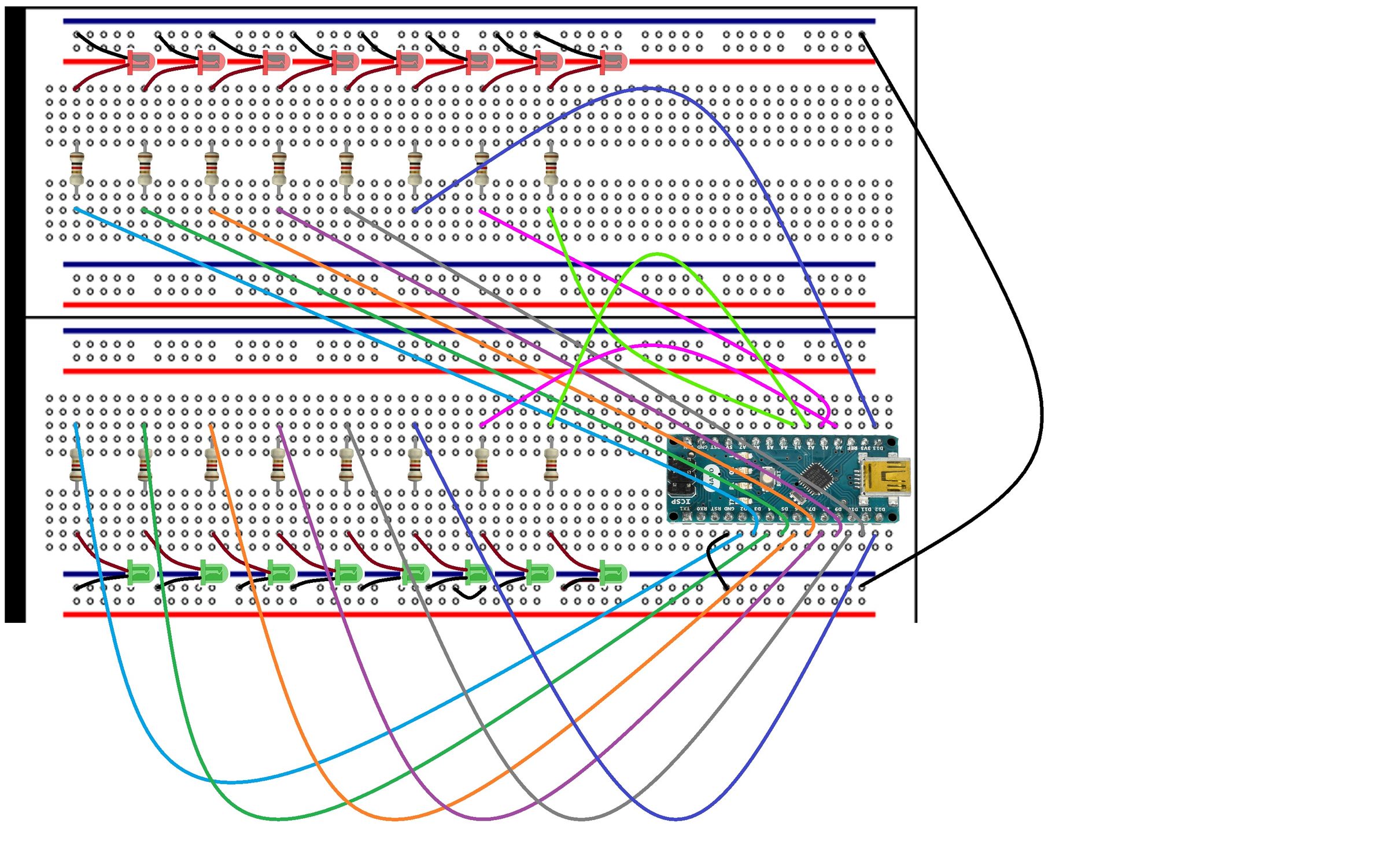VMix Surface Control 8 Channel & Tally Lights : 7 Steps - Instructables