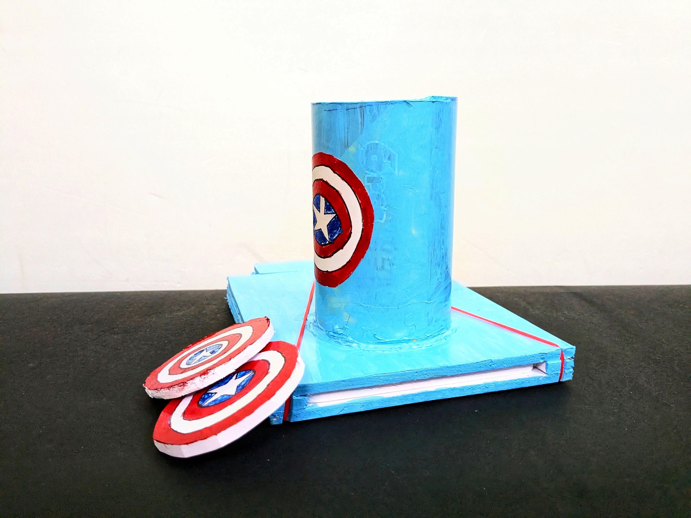 How to Make Captain America Shield Thrower : 9 Steps (with Pictures ...