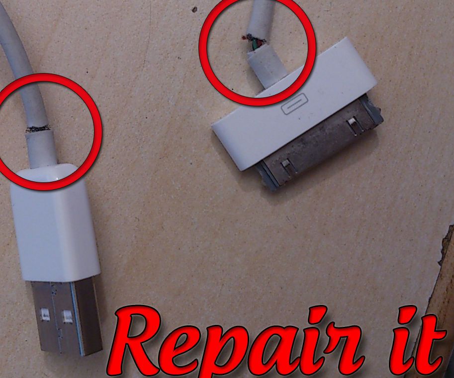 Repair Old ITunes Cable : 3 Steps - Instructables