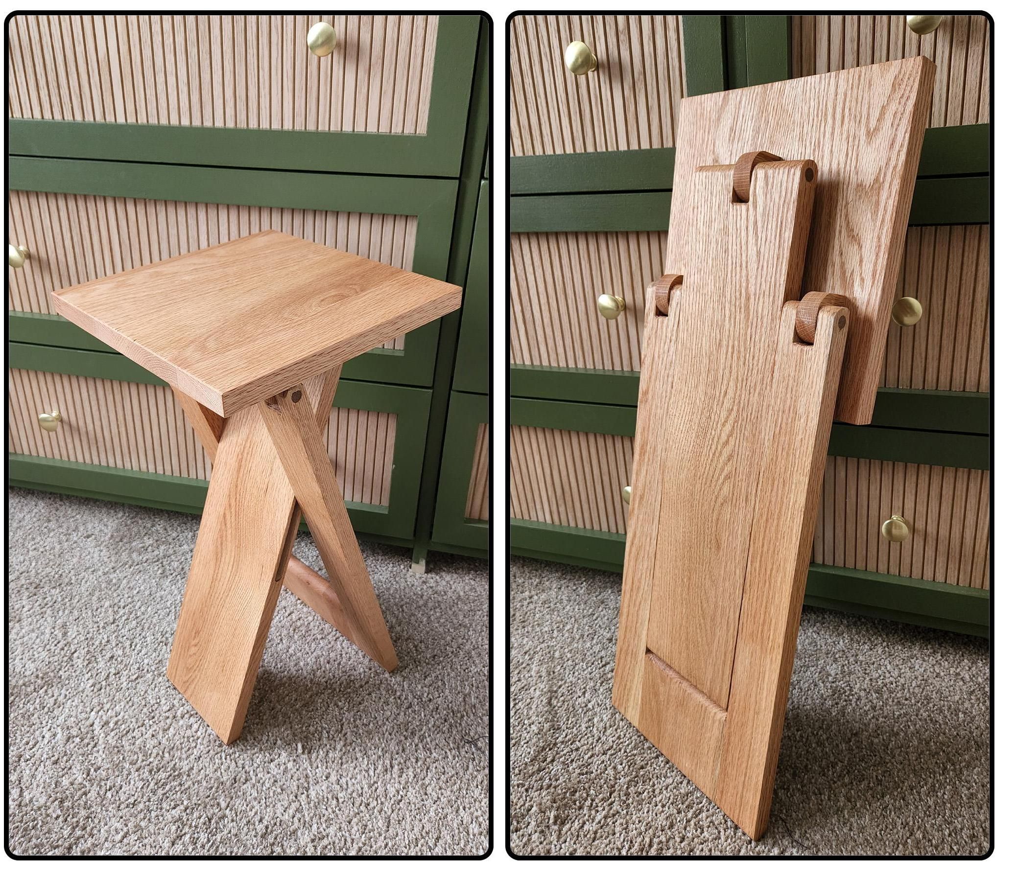 Foldable Stool - Reverse Engineering the Tallon Stool : 6 Steps (with ...