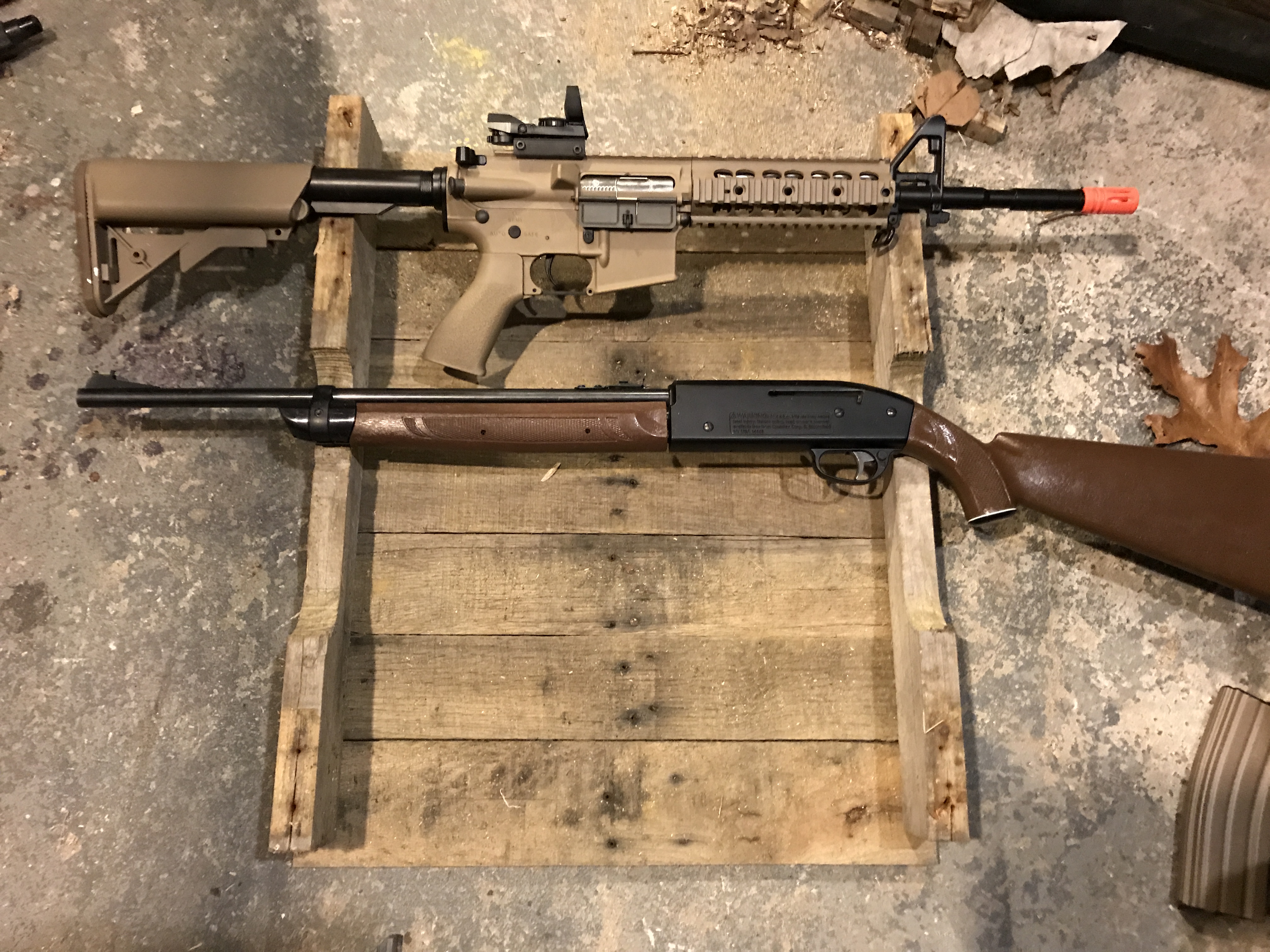 Pellet Gun Rack Made From Pallets. for All the Buds. : 7 Steps ...