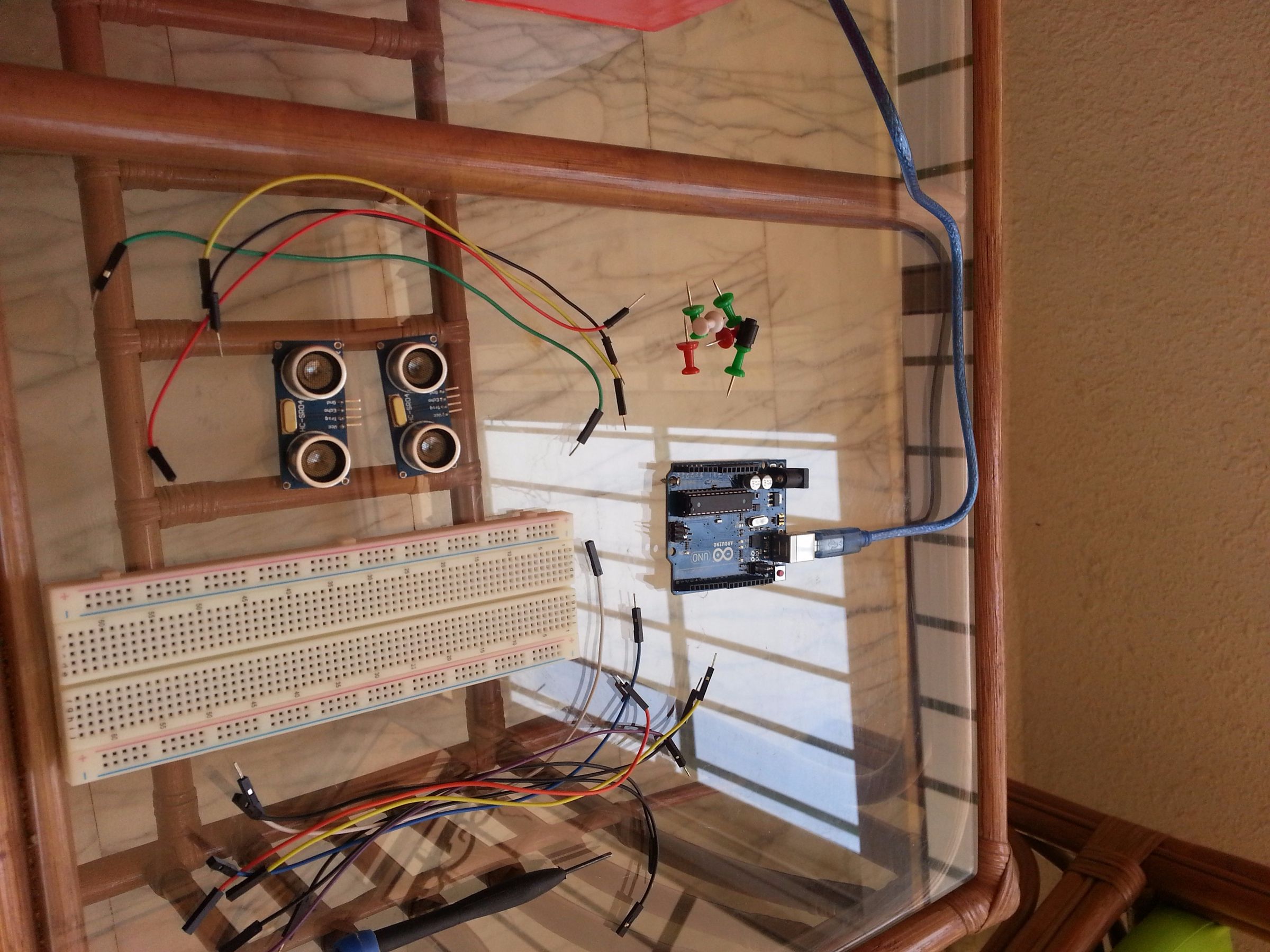 Track 2D Movement Using Arduino Ultrasonic Sensors and Visualize in ...