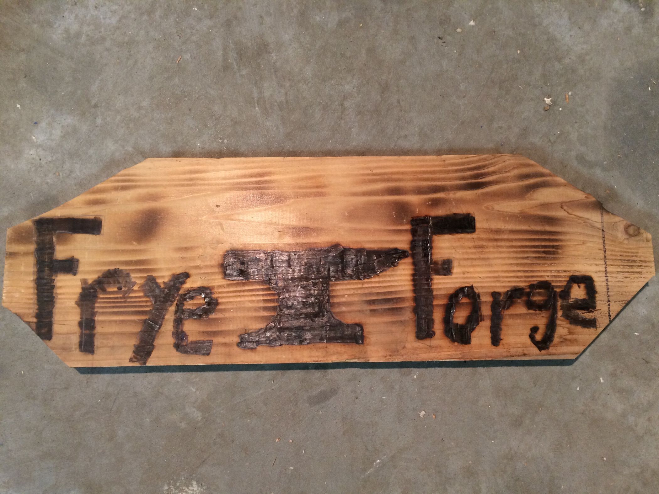 Rustic Burned Shop Sign : 5 Steps - Instructables