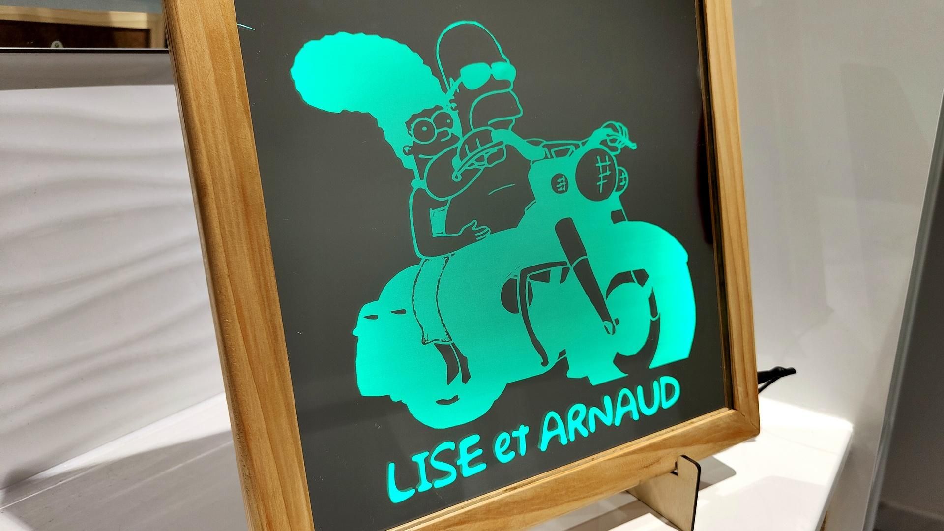 Laser-engraved Illuminated Mirror With Homer! : 10 Steps (with Pictures ...